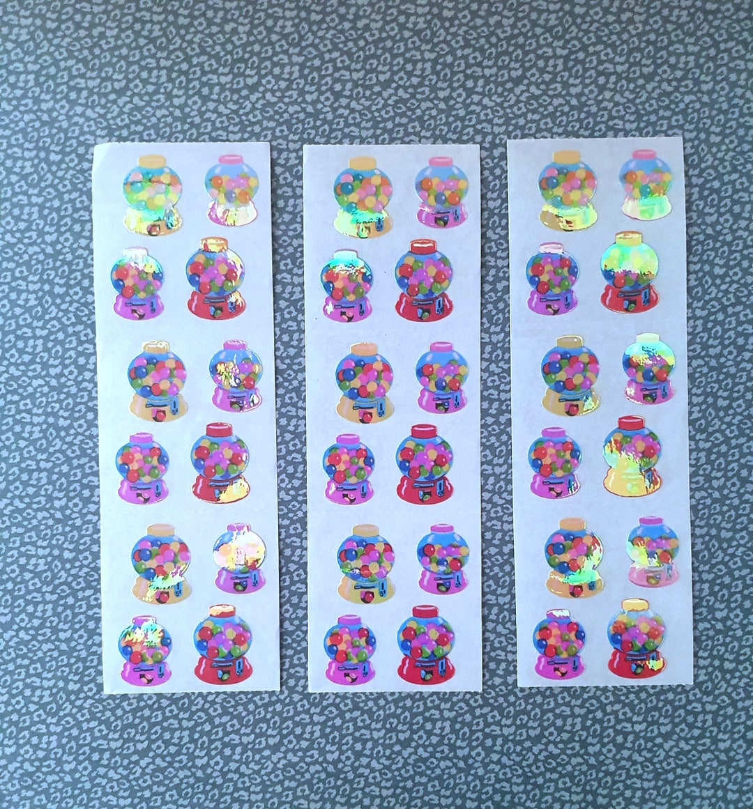 Original Sandylion Stickers Pearly Stripes Vintage, 90s Stickers - Etsy
