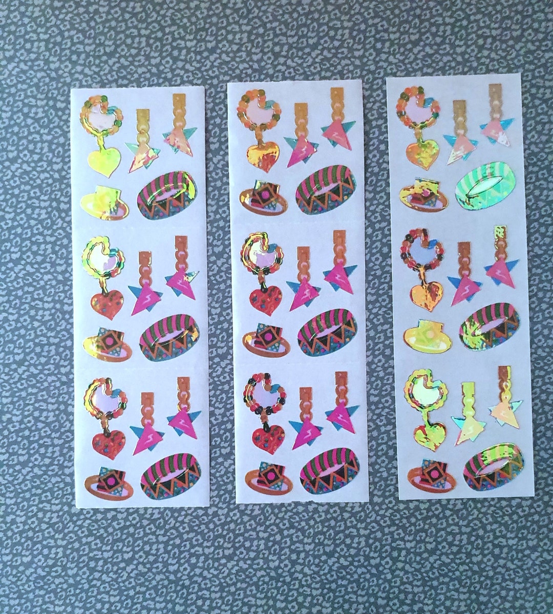 Original Sandylion Sticker Pearly Stripes, Vintage 90s Sticker - Etsy