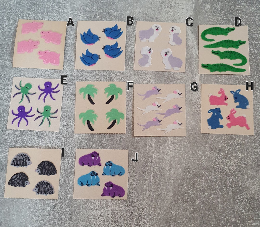 Original Sandylion Sticker Demolition Fuzzy Fabric Vintage 80s 80's ...