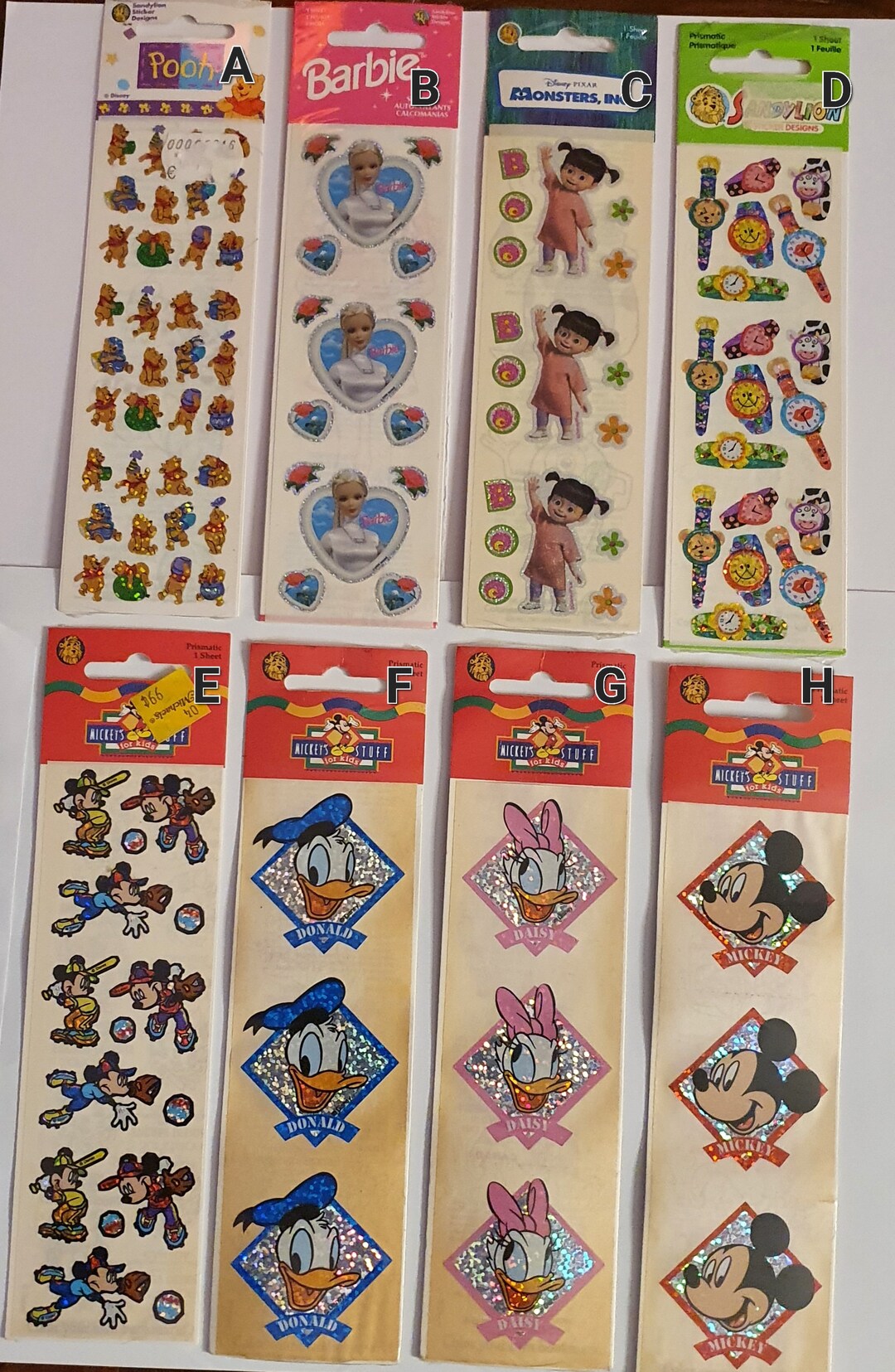 Original Sandylion Sticker Nip Strips Prismatic Prisma Glitter - Etsy