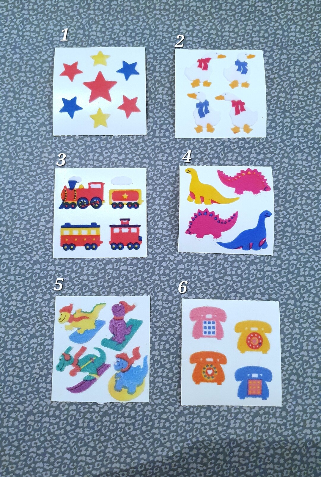 Rarity, Original Sandylion Sticker Section Fuzzy, Fabric, Felt 90s ...