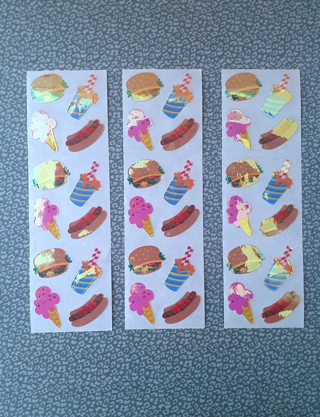 Original Sandylion Sticker, Pearly Stripes, Vintage Sticker, 90s. - Etsy