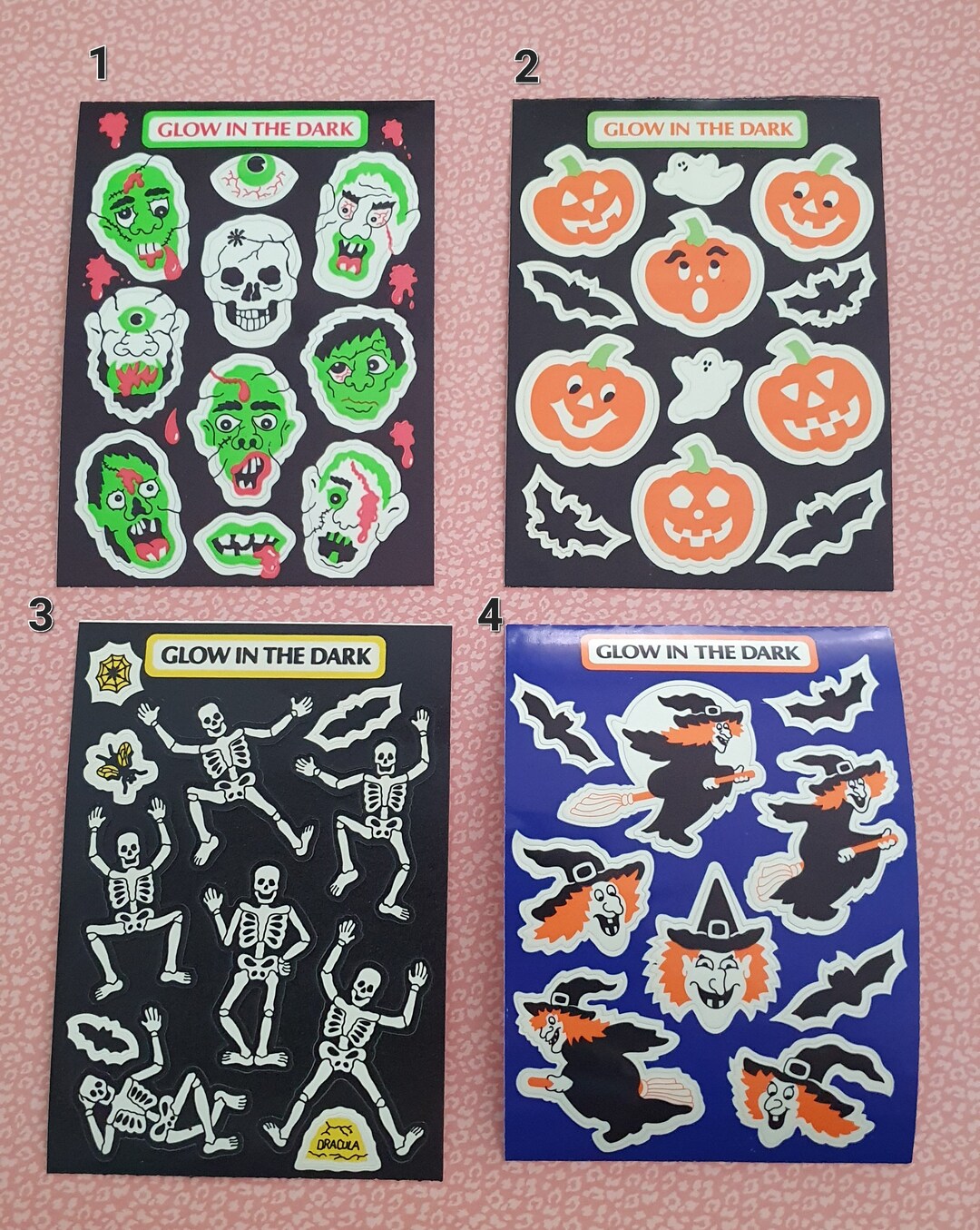 Original Sandylion Sticker Maxi Tear-off Glow in the Dark Rare 90s ...