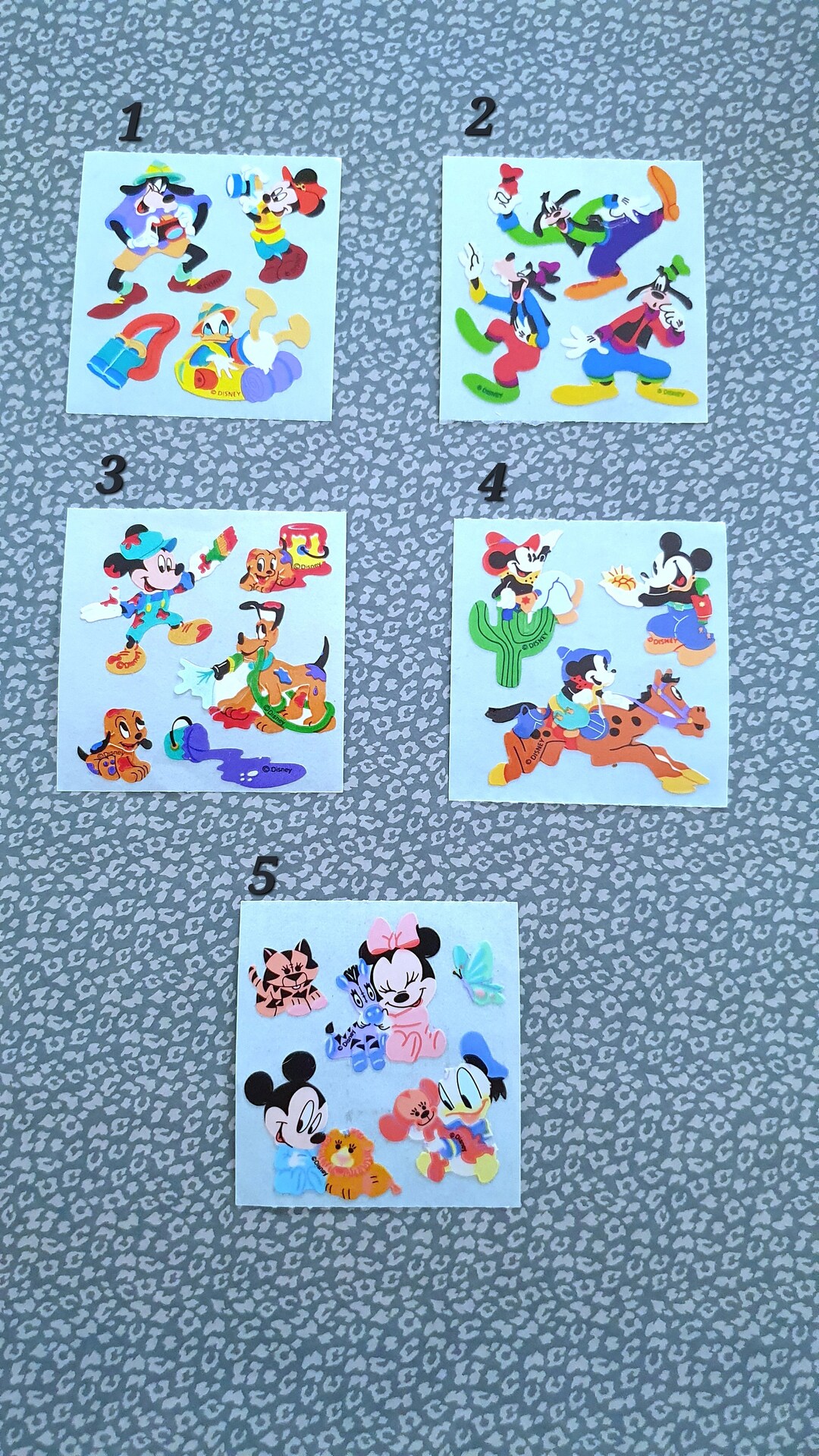 Original Sandylion Sticker Section Disney Kromekote Paper Vintage 90s ...