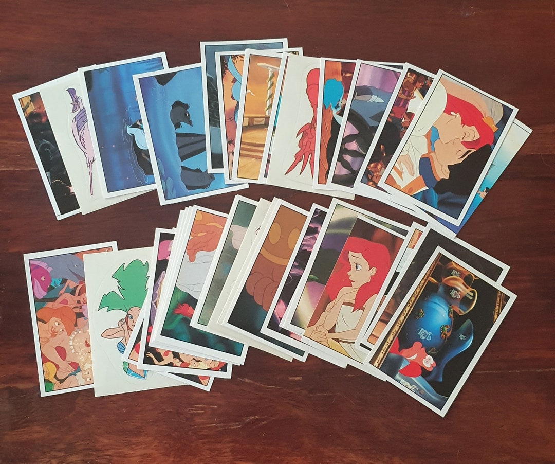 Panini Ariel the Little Mermaid 1990 Collector's Stickers, Stickers for ...