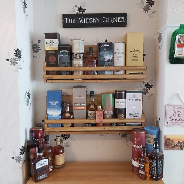 Floating Bar Shelf - Etsy UK