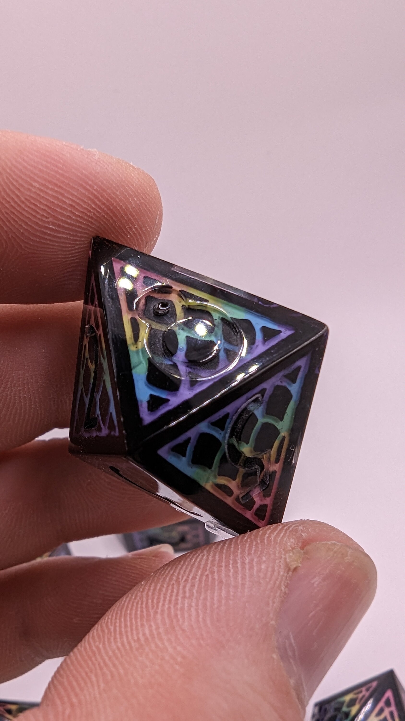 Pastel Goth Girls Can Step on Me Handmade RAW Large Sharp Edge Resin ...