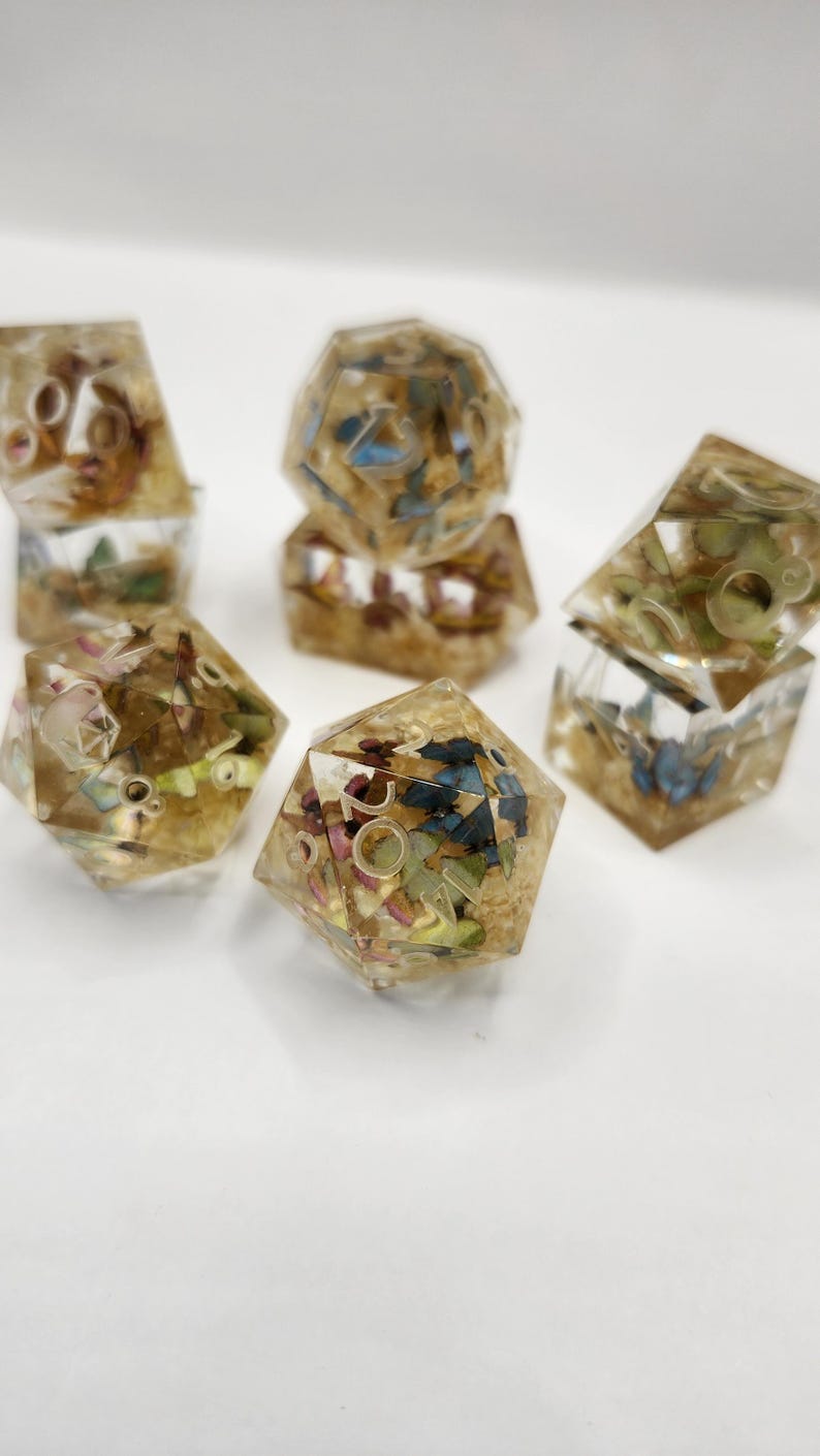 Lil Buggers- Handmade Large Sharp Edge Resin Dice - Etsy