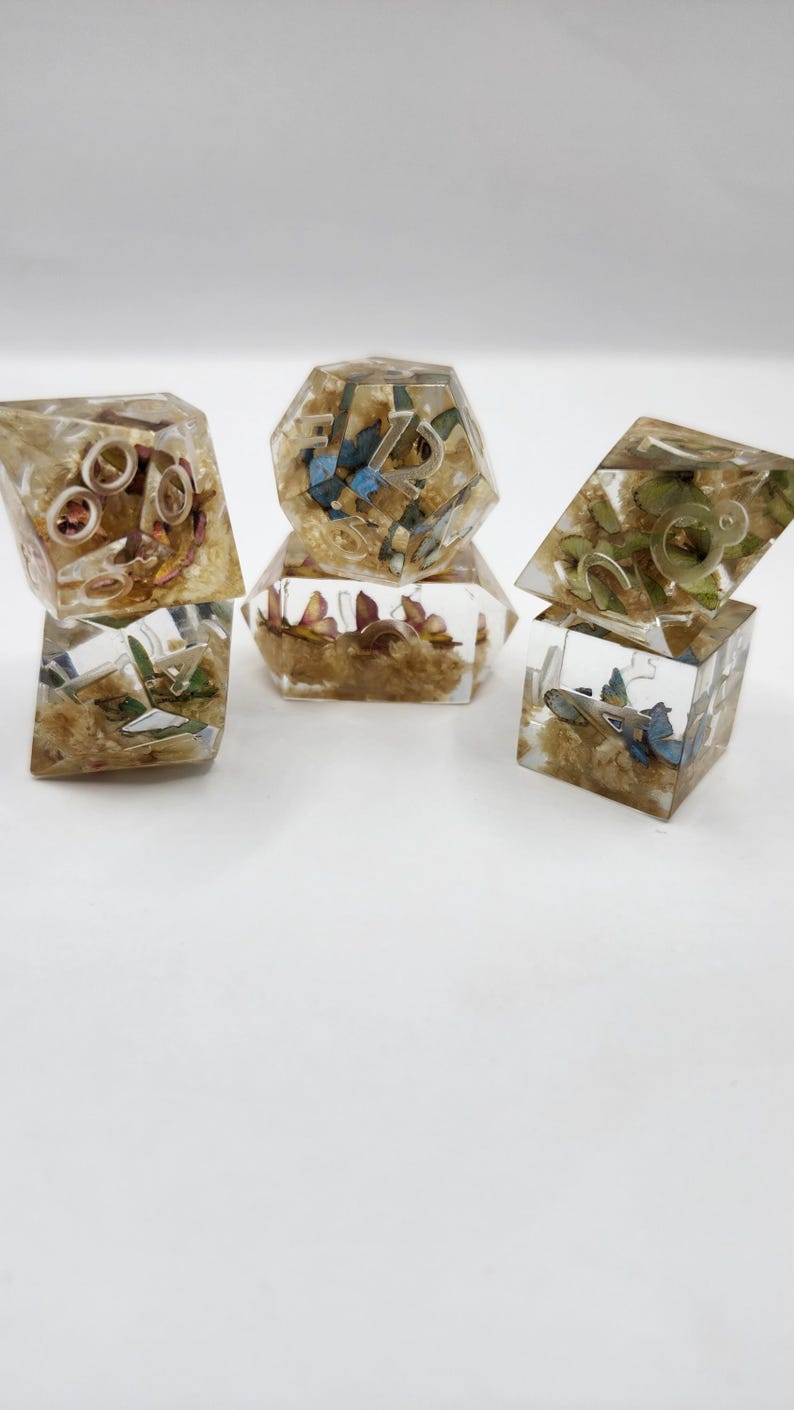 Lil Buggers- Handmade Large Sharp Edge Resin Dice - Etsy