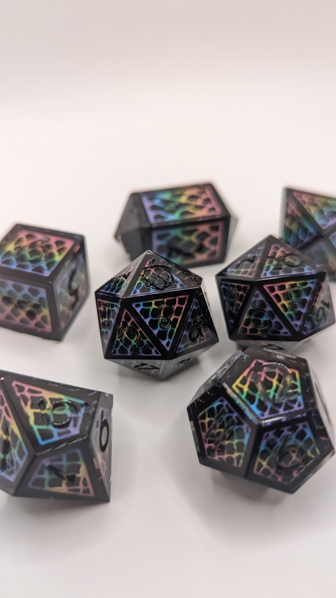 Pastel Goth Girls Can Step on Me Handmade RAW Large Sharp Edge Resin ...