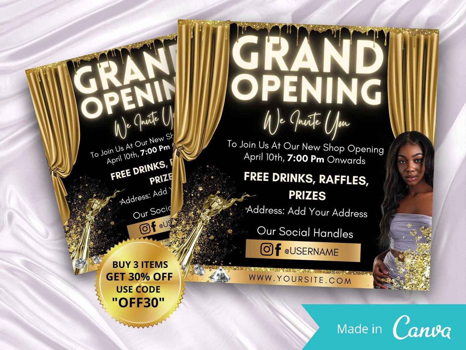 Grand Opening Flyer Store Opening Flyer Instagram Flyer New - Etsy