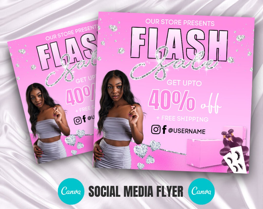 Flash Sale Flyers Sale Flyer Holiday Sale Flyers Sale - Etsy