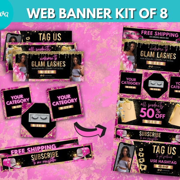 Hot Pink Banner - Etsy