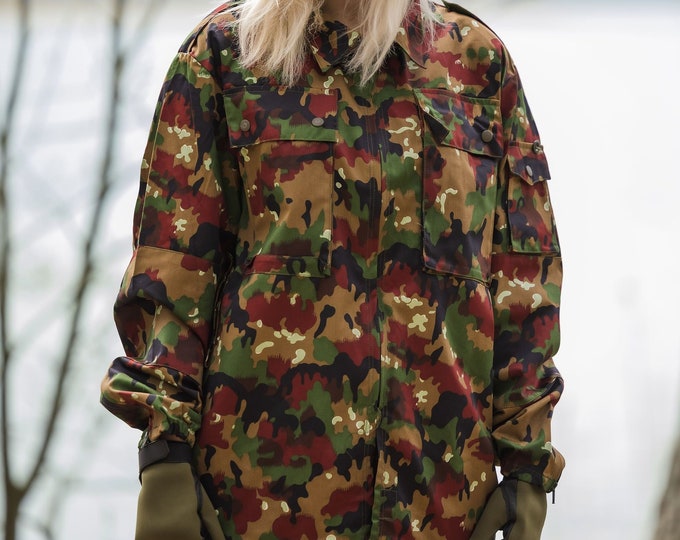 Swiss Army Alpentarn Alpenflage Jacket Size 52 Issued - Etsy