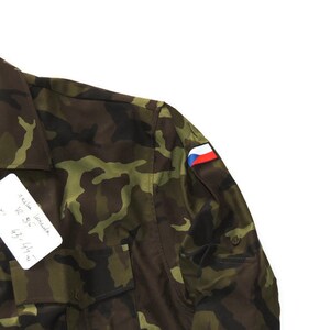 Czech Army Field Shirt in Vz95 Woodland Camouflage New Buttondown - Etsy