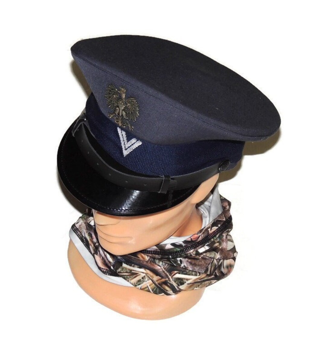 Polish Prison Guard Officer Hat With Badge and Rank Size 58 - Etsy