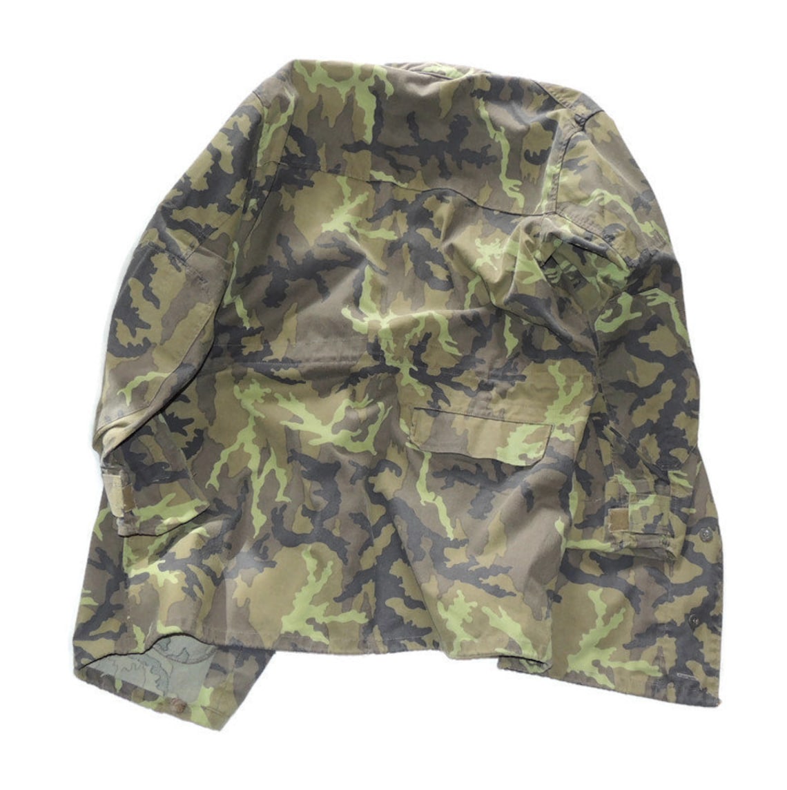 Czech Army Parka Woodland Vz95 Issued Cotton 170/100 Coat | Etsy