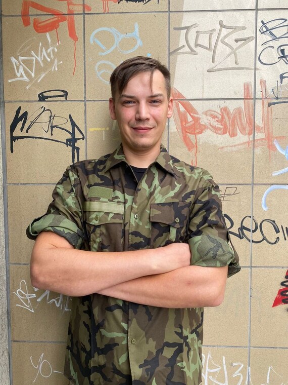 Czech Army Field Shirt in Vz95 Woodland Camouflage New - Etsy