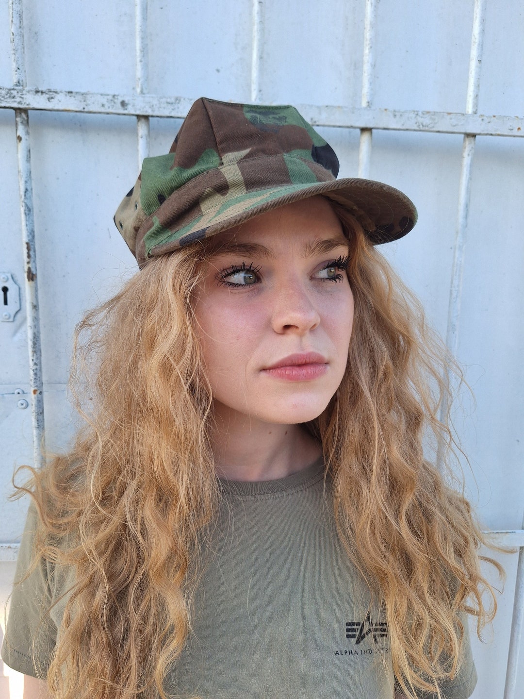 USMC 8 Point Cap Fieldcap Woodland Original US Made Medium - Etsy