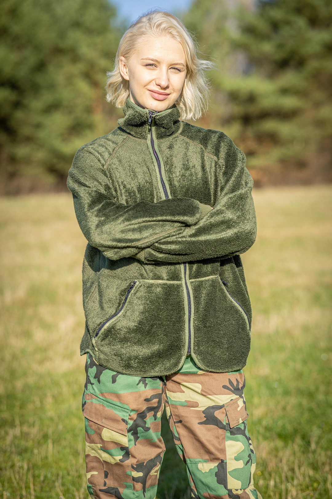 Dutch Army FR Fleece Jacket Od Green NATO - Etsy