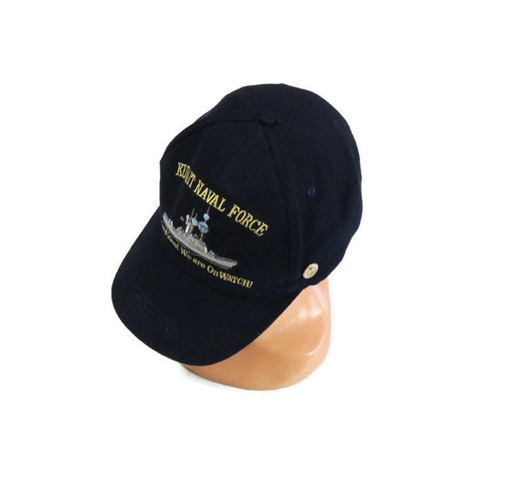 Kuwait Naval Force Navy Blue Baseball Cap Navy Surplus - Etsy
