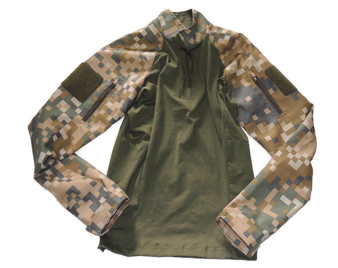 Latvian Camouflage LATPAT Combat Shirt NEW Ripstop Green Edition Size ...