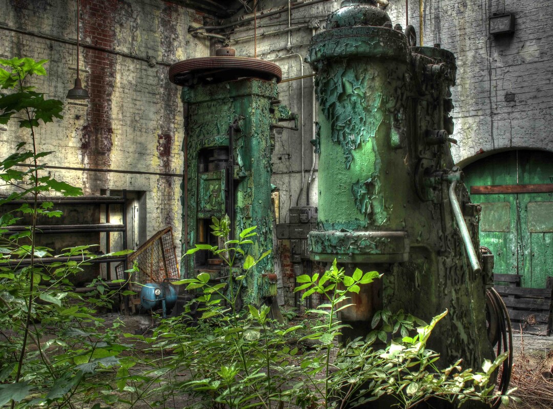 Industrial Ruin, Romantic Decay, Urbex, Architecture, Photo Gift, High ...
