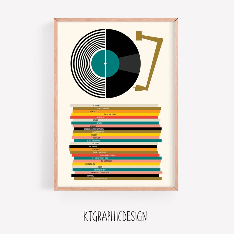 Vinyl Records Music Wall Art Printable Wall Art Music Album - Etsy