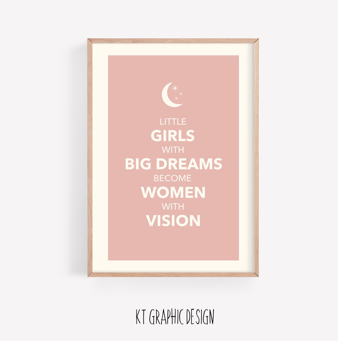 Girls Wall Art, Girls Affirmation, Girl Quotes, Girls Room Decor ...