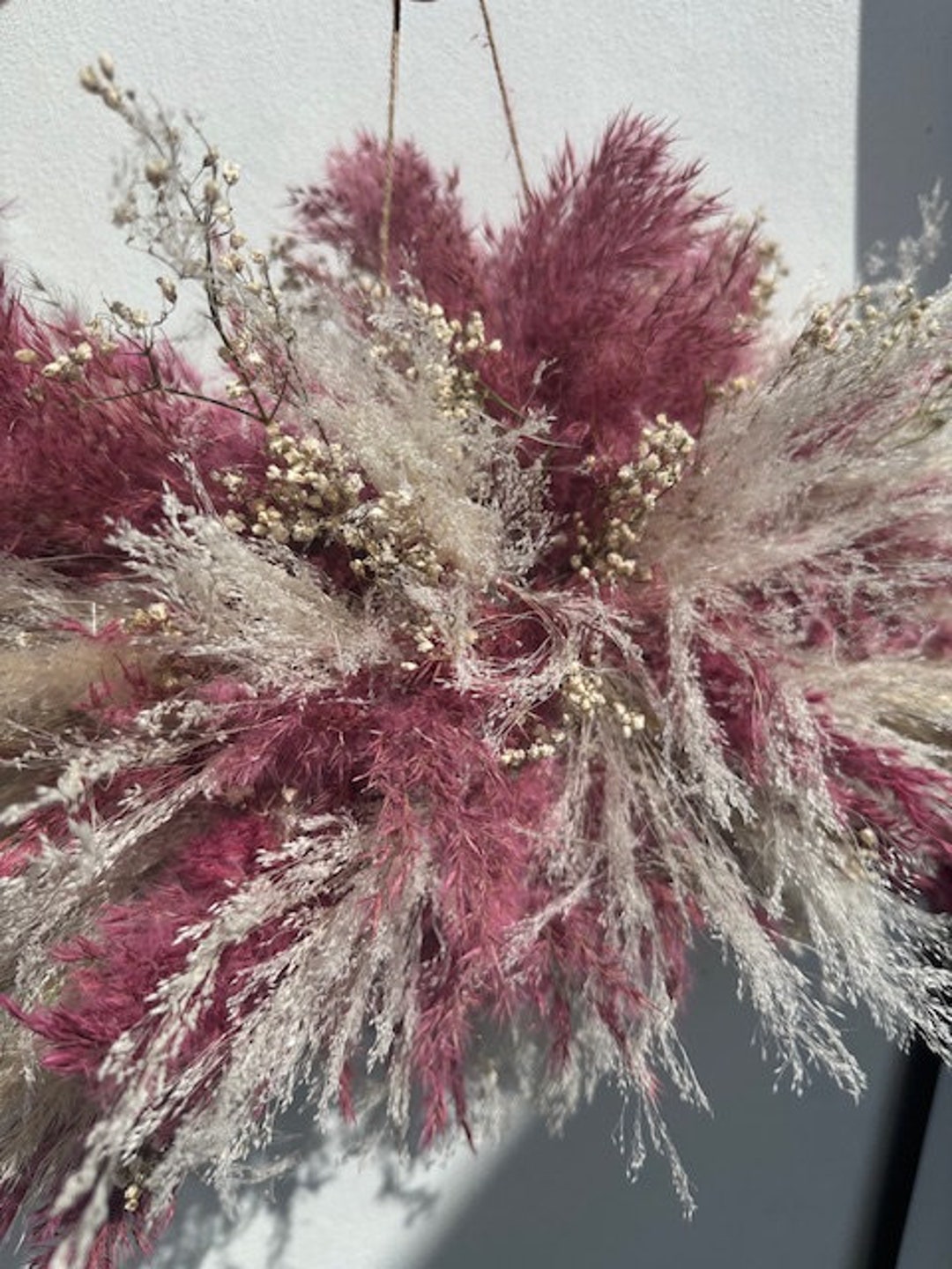 Dried Flower Cloud, Dried Flower Arrangement, Dried Florals, Wall ...