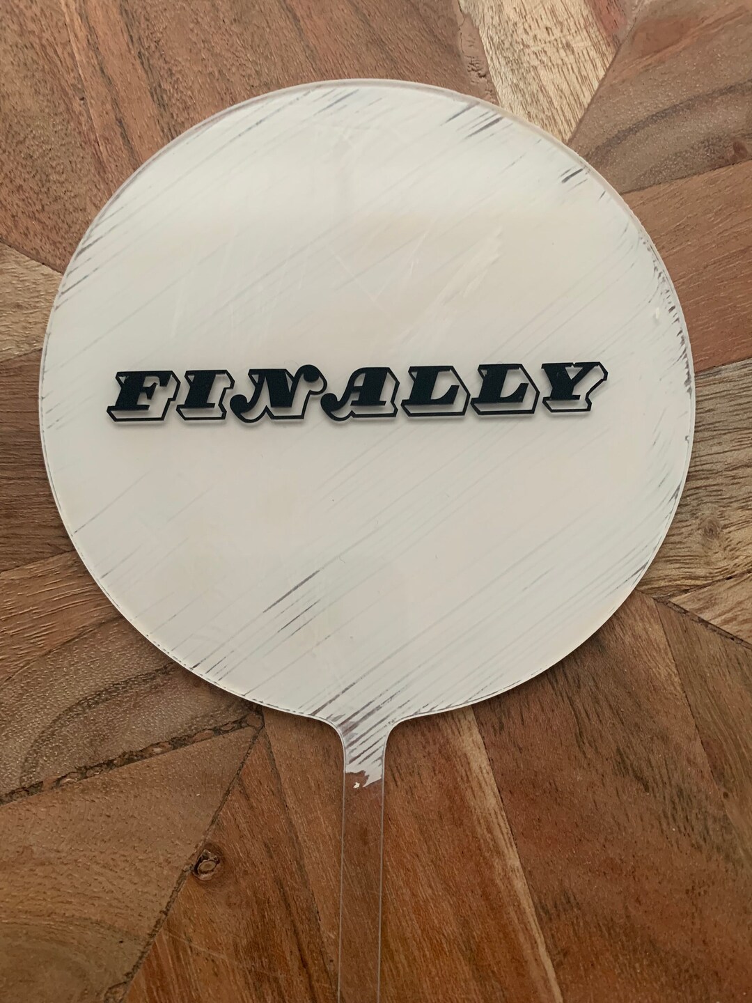 Wedding Cake Topper 'finally' Quirky Wedding Cake Topper - Etsy