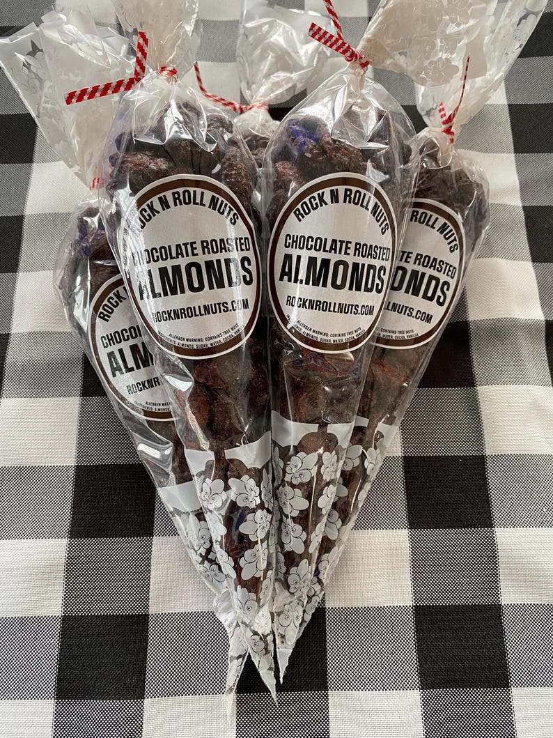 Chocolate Roasted Almonds Candied Nuts Lover Michigan Food Gift ...