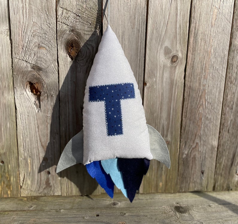 Personalised Rocket Wall Hanging - Etsy UK