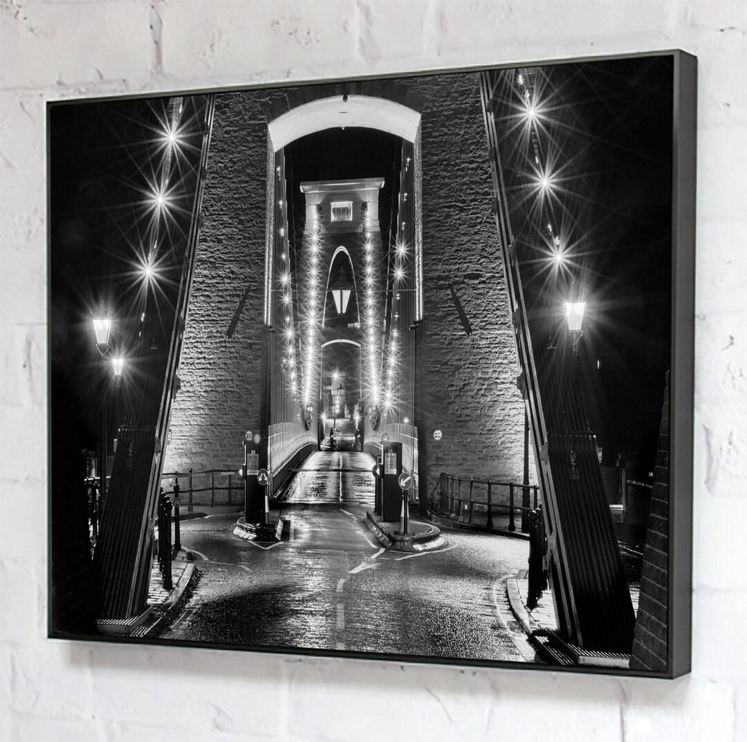 B&W Bridge - Etsy
