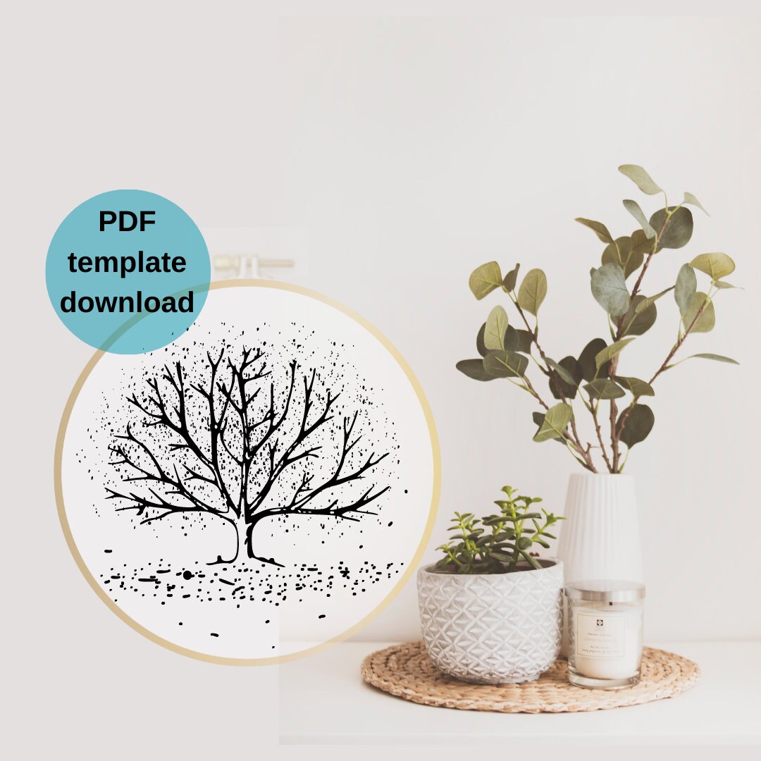 Tree of Life Downloadable and Printable Embroidery Pattern - Etsy