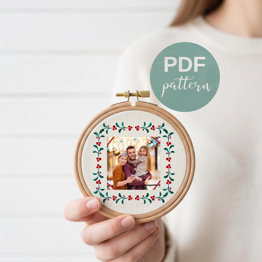 Hand Embroidery Photo Frame Patterns: Floral Stick and Stitch Designs ...