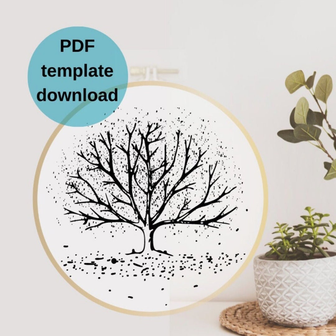 Tree of Life Downloadable and Printable Embroidery Pattern - Etsy