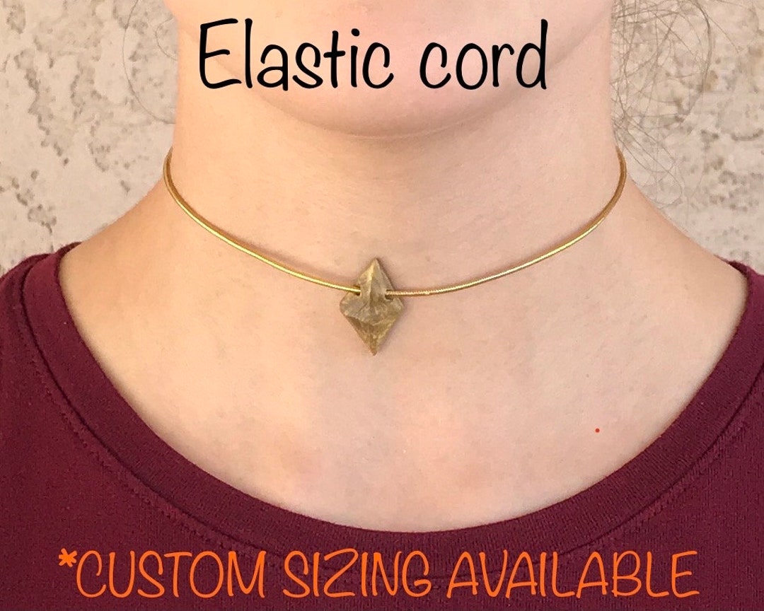 Ahsoka-inspired Choker Necklaceelastic Cosplay, Disneybound, Everyday ...