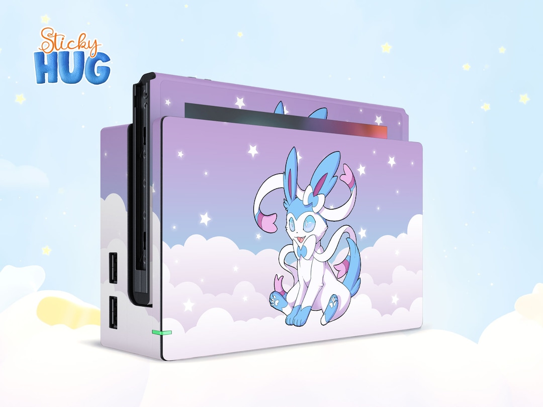 Shiny Sylveon on Fairy Cloudy Sky Skin for the Nintendo Switch - Etsy