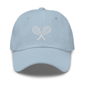 Tennis Rackets Baseball Cap, Embroidered Tennis Team Dad Hat, Tennis ...