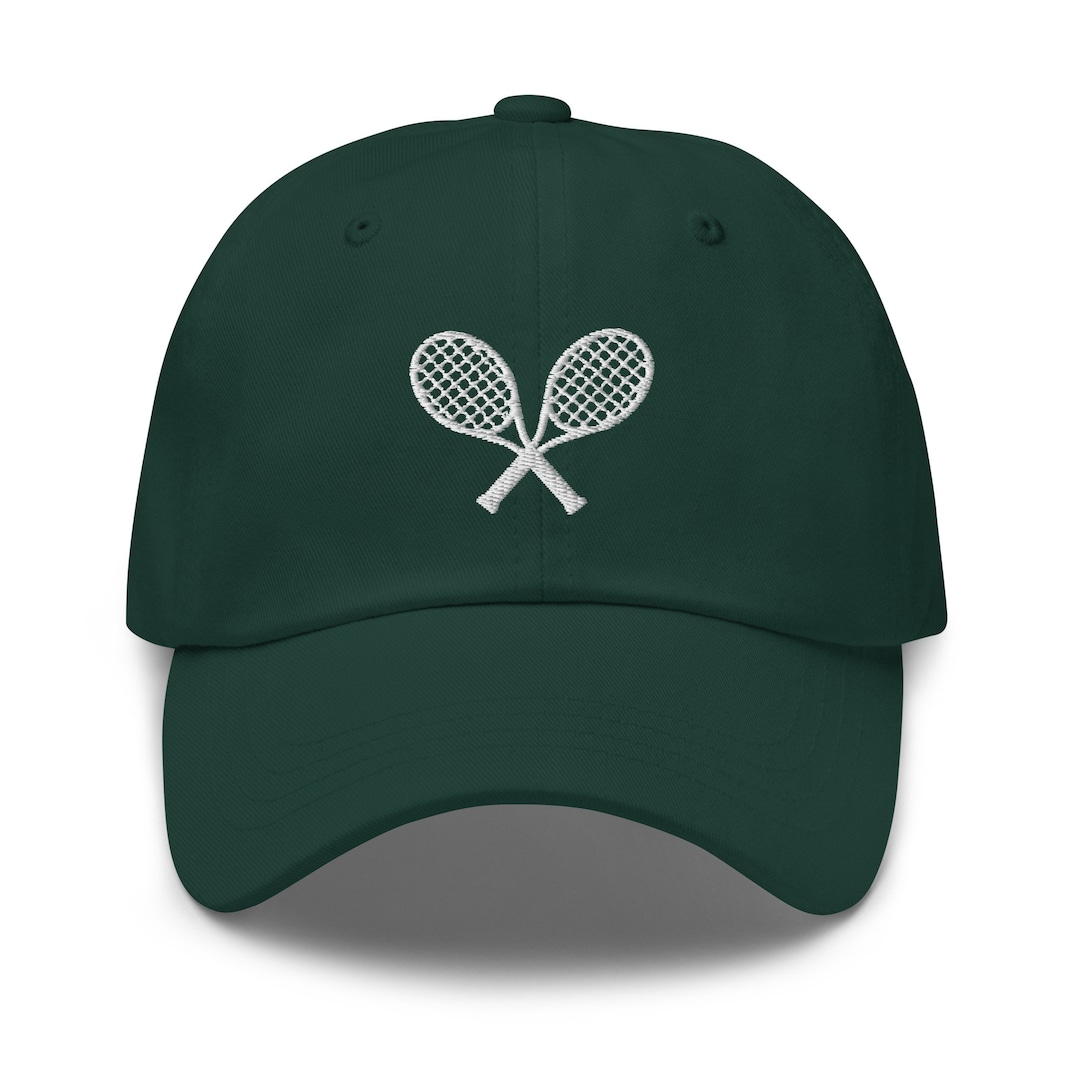 Tennis Rackets Baseball Cap, Embroidered Tennis Team Dad Hat, Tennis ...