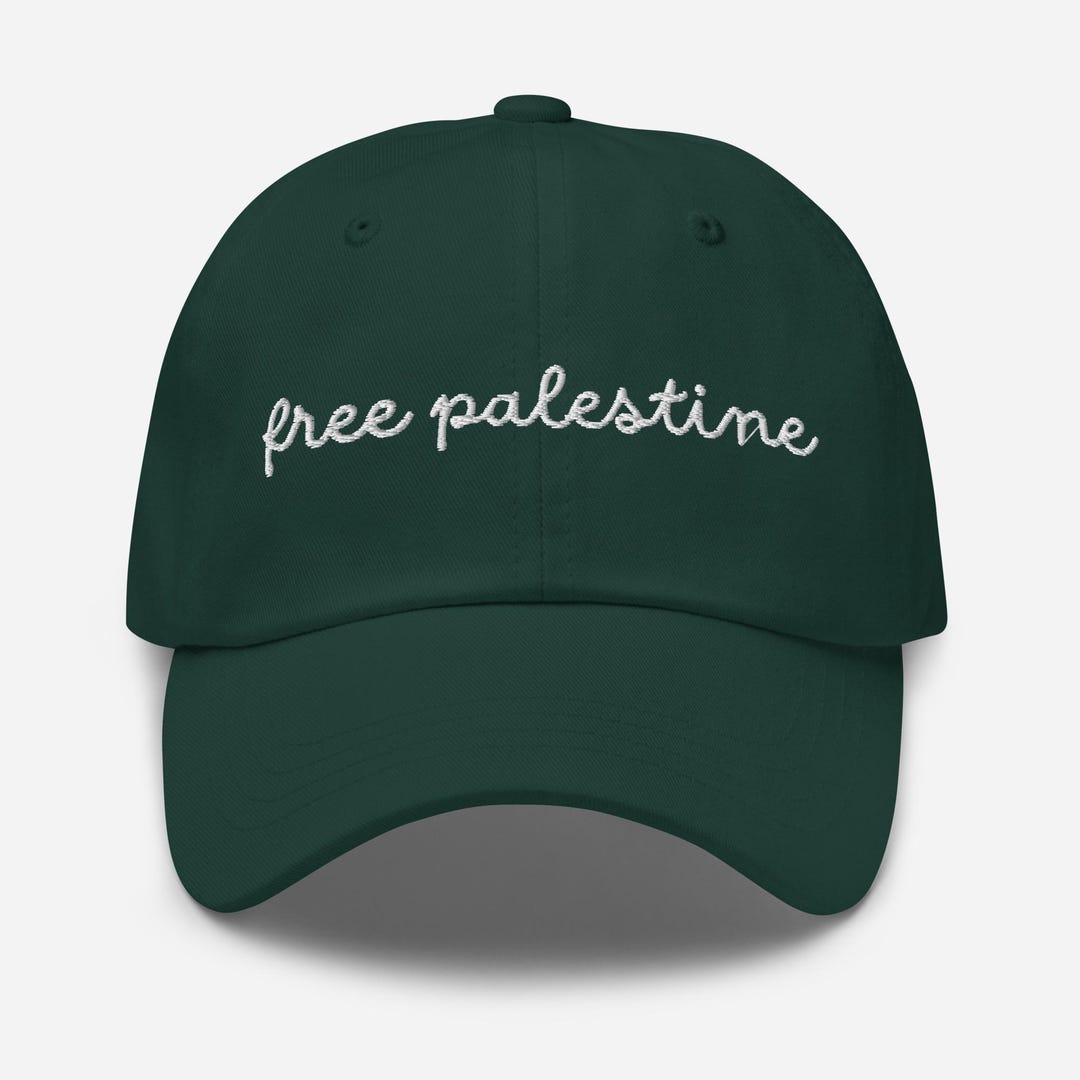 Free Palestine Baseball Cap, Pro Palestine Dad Hat, 6 Panel Hat ...