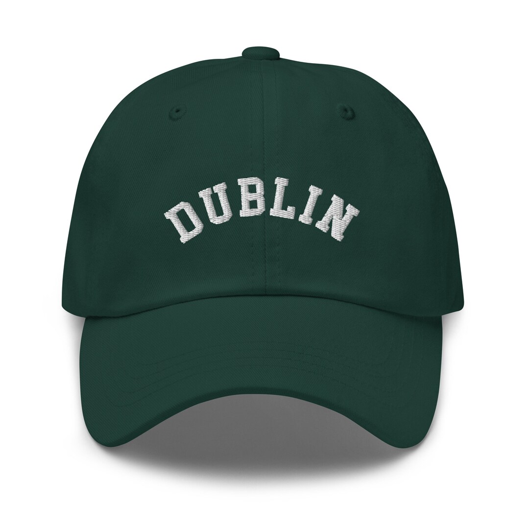 Dublin Baseball Cap, Varsity Dublin Embroidered Dad Hat, Irish City Hat ...