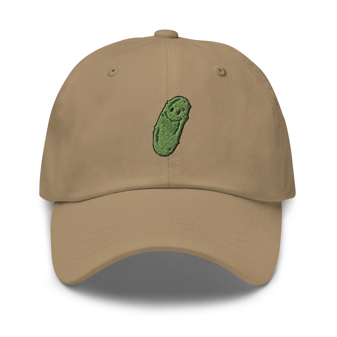 Pickle Baseball Cap, Pickle Happy Face Hat, 6 Panel Dad Hat, Pickle Lover Gift, Pickler Gifts ...