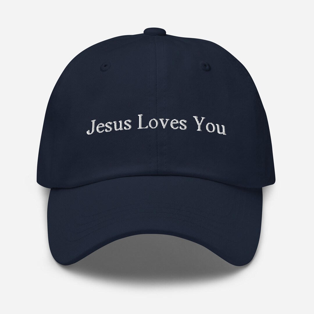 Jesus Loves You Cap, Minimalist Christian Baseball Cap, Christianity ...