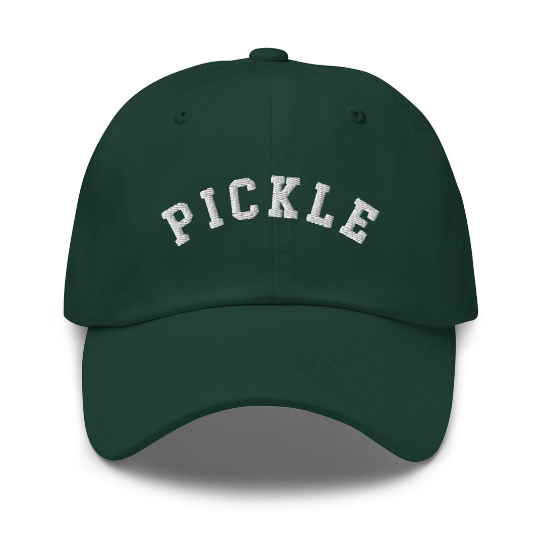 Embroidered Pickle Cap, Pickle Baseball Cap, Pickle 6 Panel Dad Hat ...