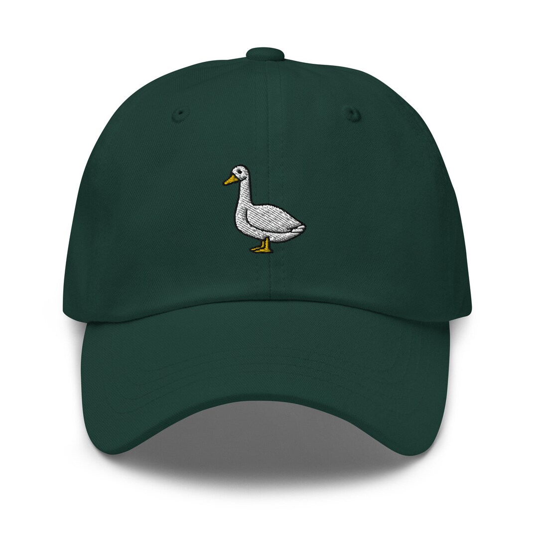 Embroidered Goose Cap, Cute Goose Embroidery, Silly Goose Baseball Cap ...