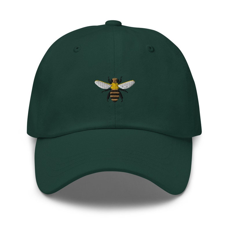Bee Baseball Cap Embroidered Bumble Bee Hat Save the Bees - Etsy UK
