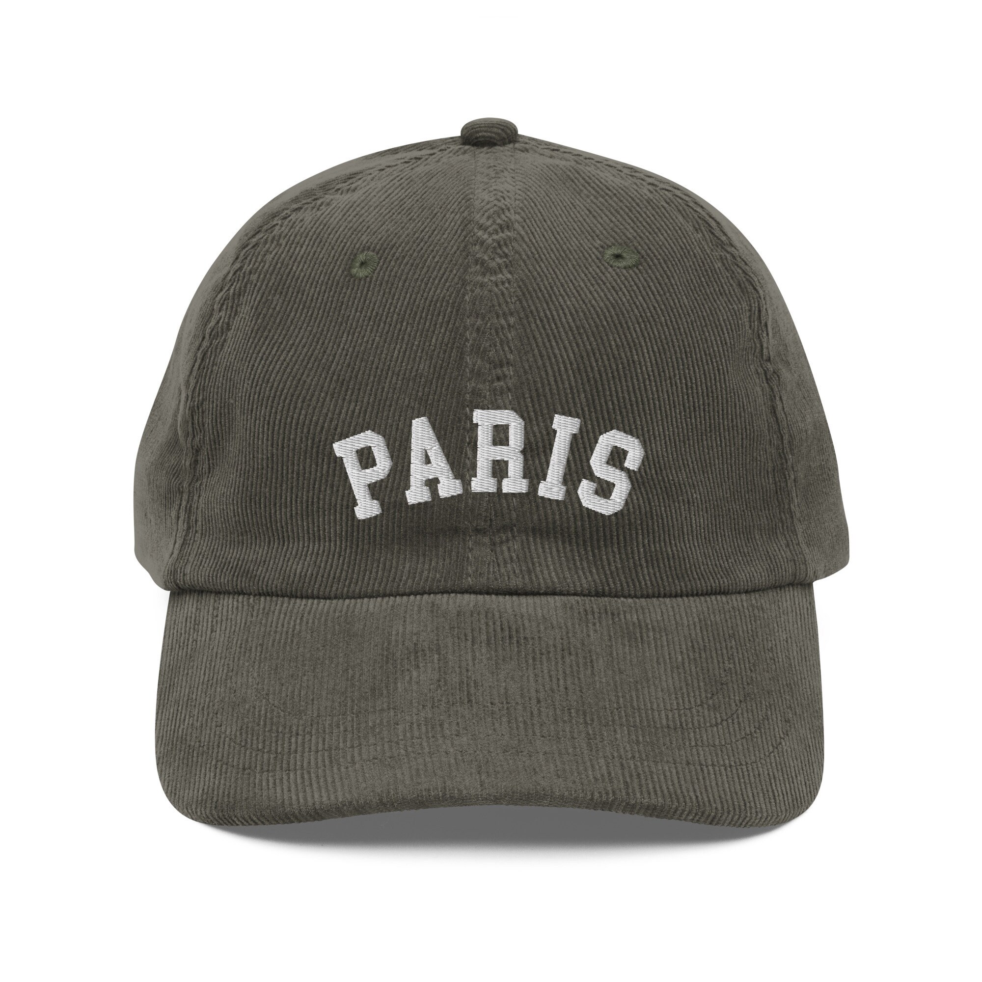 Trendy Paris Hat Paris Embroidered Corduroy Baseball Cap - Etsy
