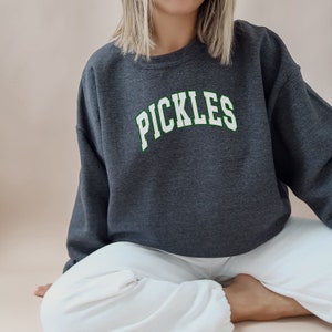 Pickles Sweatshirt, Pickle Lover Crewneck, Foodie Gift, Love to Pickle ...